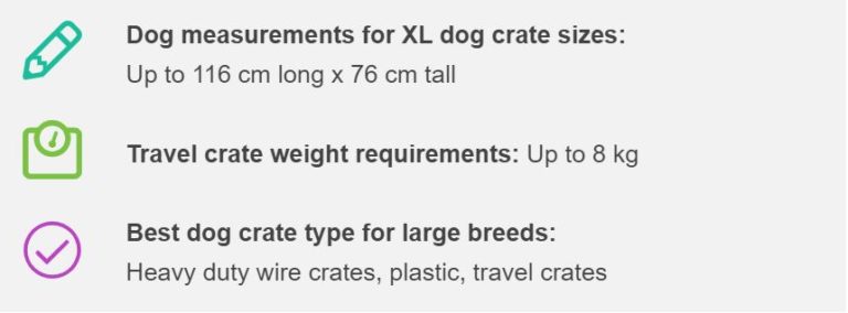 Dog Crate Sizes Based on Breed and Health History - DogZone Australia